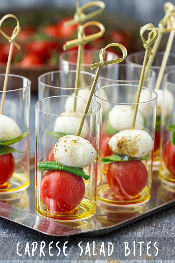 Caprese Salad Bites - Appetizer Addiction