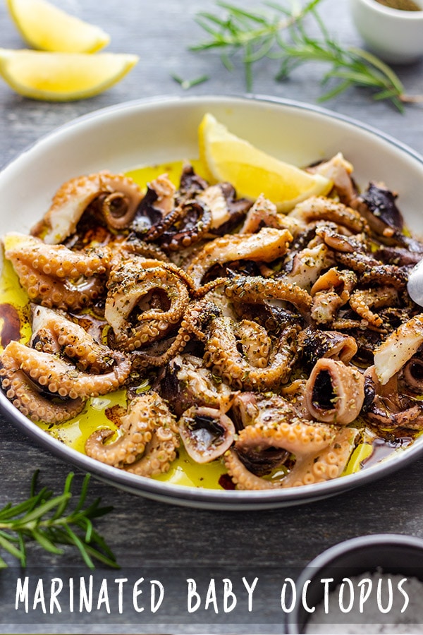 Marinated Baby Octopus Recipe - Appetizer Addiction