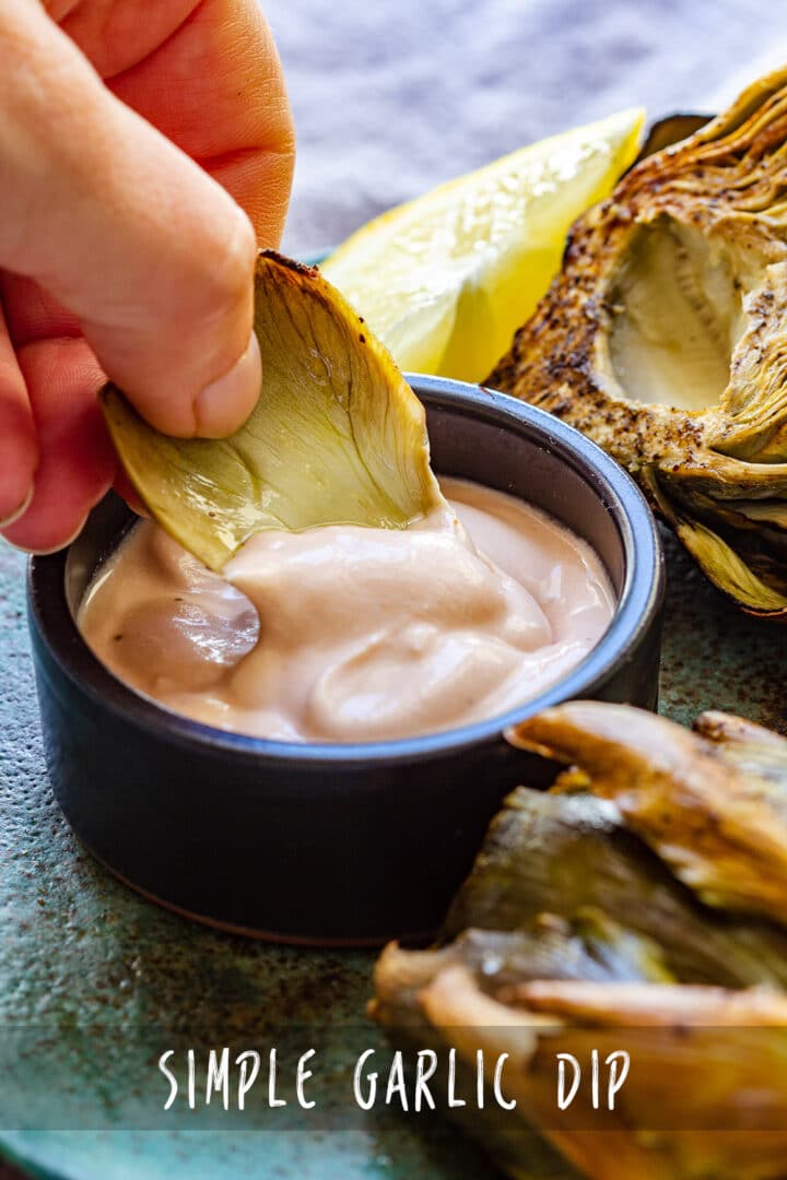 Simple Garlic Dip Recipe - Appetizer Addiction