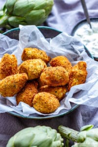 Deep Fried Artichoke Hearts Recipe - Appetizer Addiction
