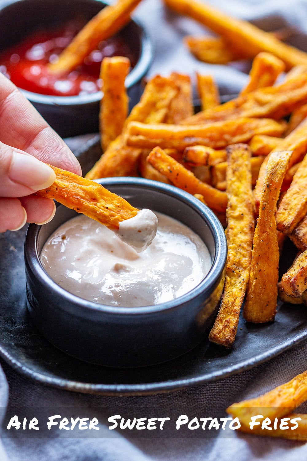 Air Fryer Sweet Potato Fries – Appetizer Addiction