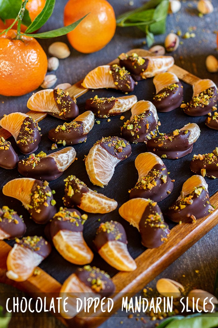 Chocolate Dipped Mandarin Slices Recipe – Appetizer Addiction