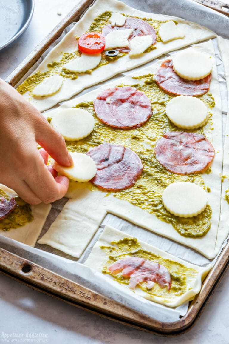 Christmas Tree Pizza – Appetizer Addiction