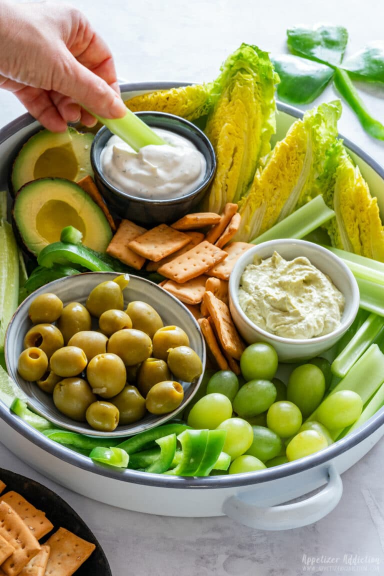 Green Snack Board - Appetizer Addiction