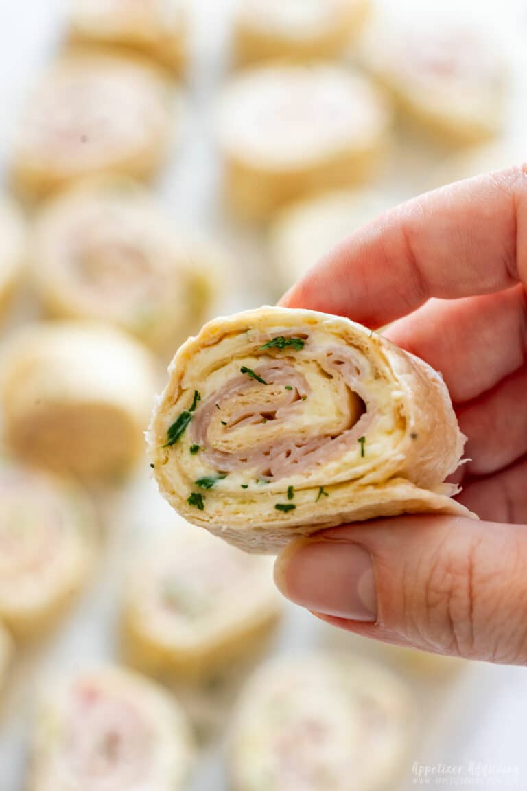 Turkey Pinwheels - Appetizer Addiction