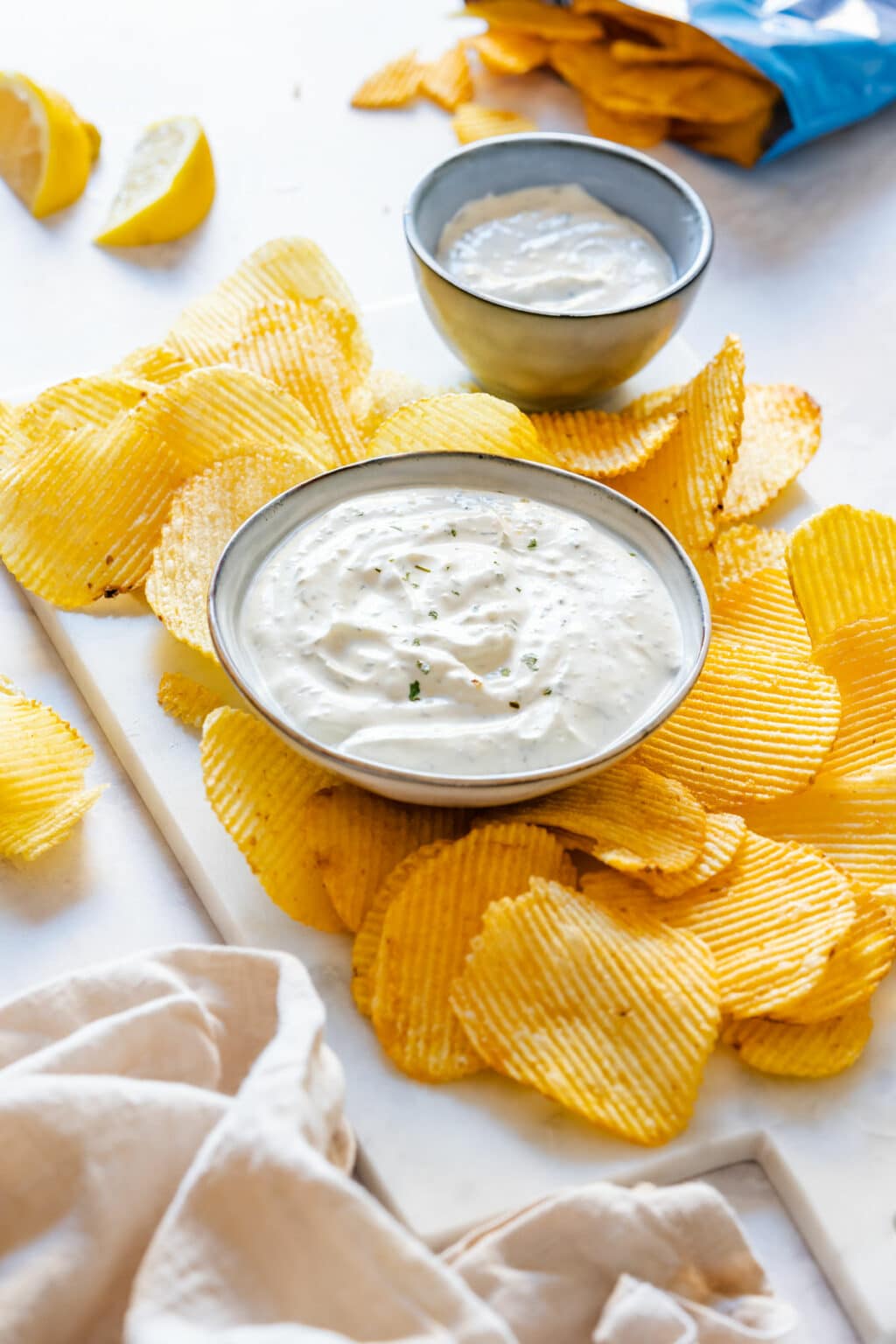 Homemade Chip Dip - Appetizer Addiction