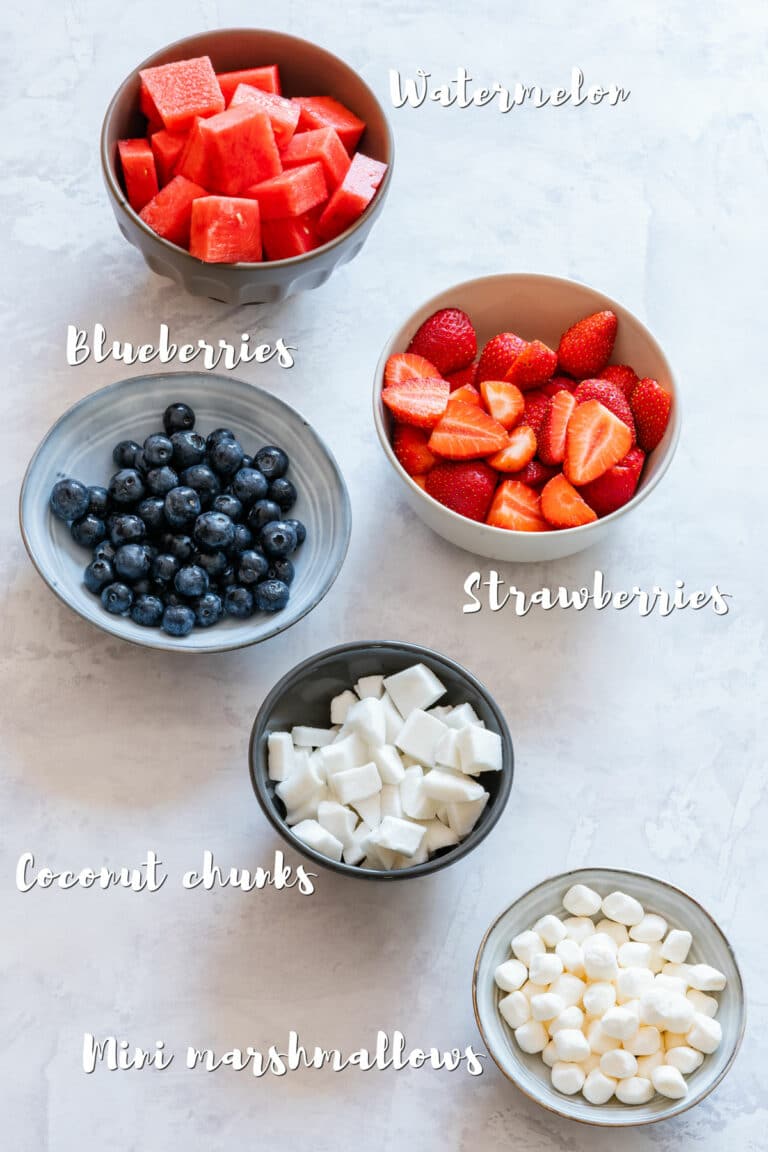4th of July Fruit Platter (Easy Flag Fruit Tray) – Appetizer Addiction