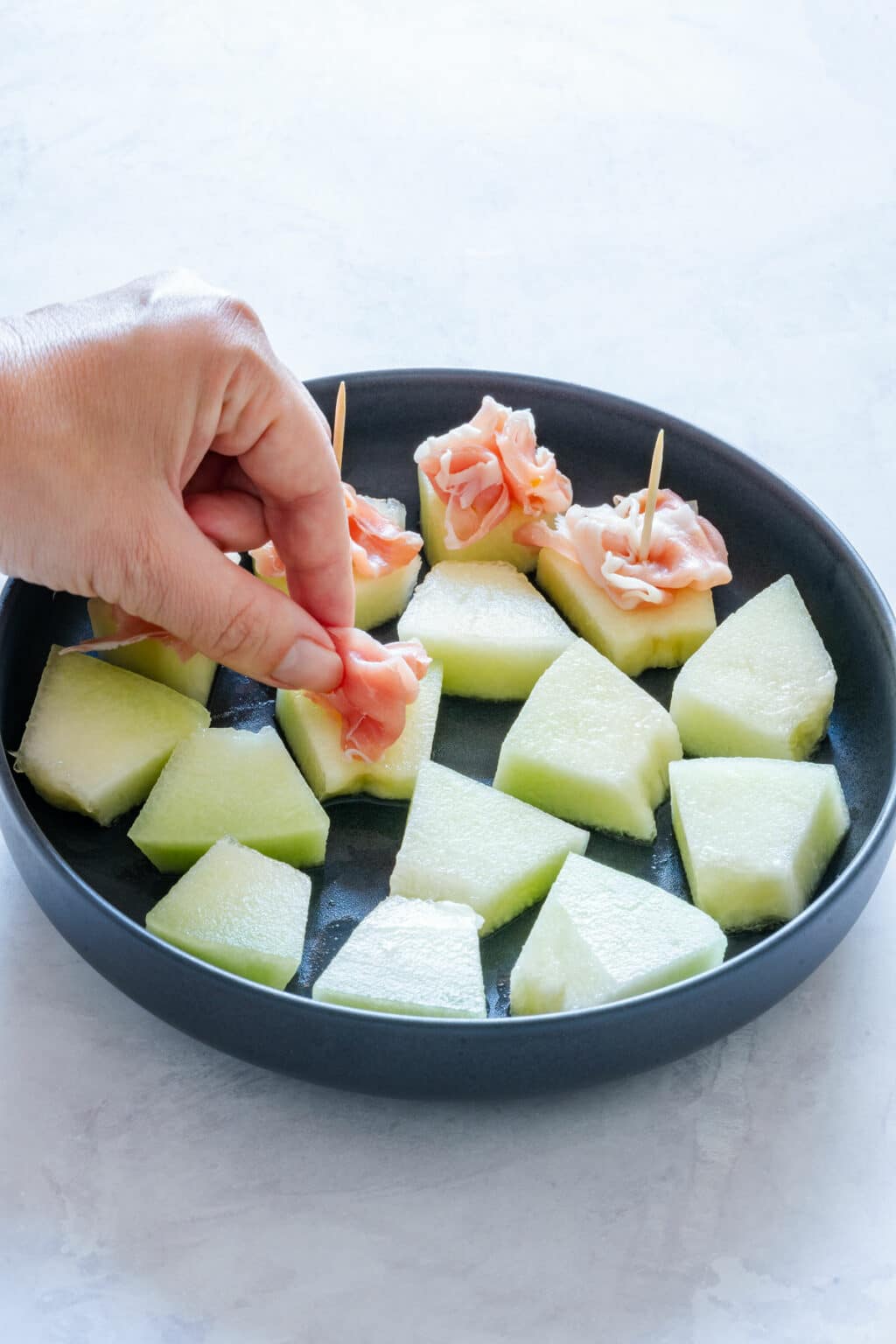 Prosciutto and Melon Appetizers - Appetizer Addiction