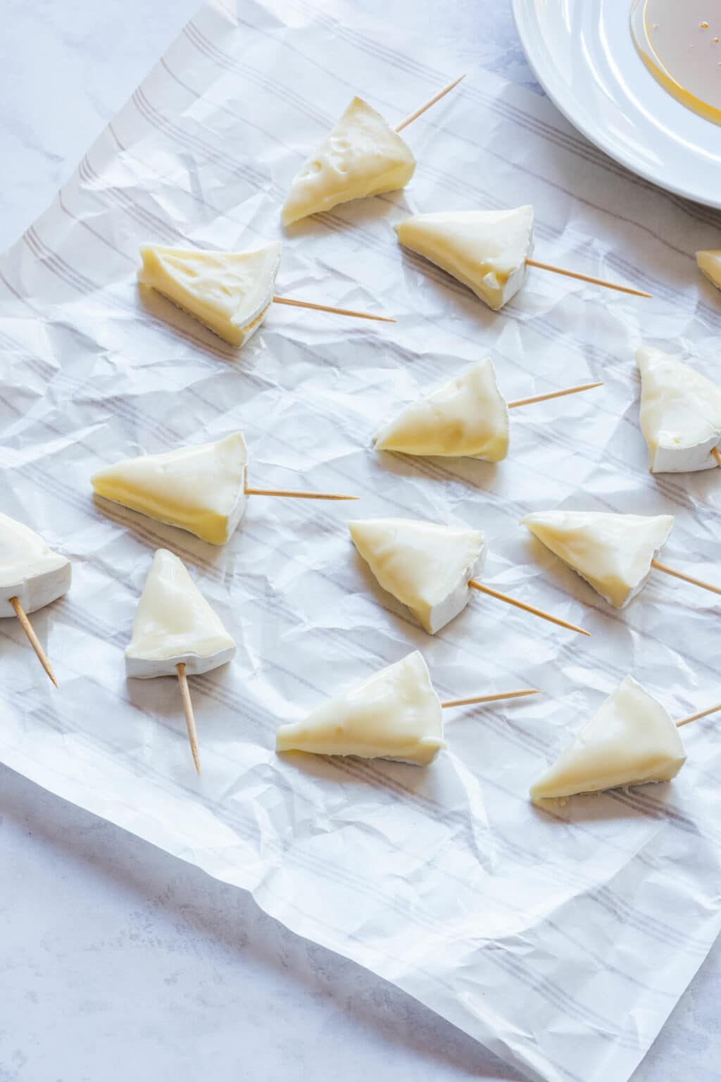 Mini Brie Christmas Trees - Appetizer Addiction