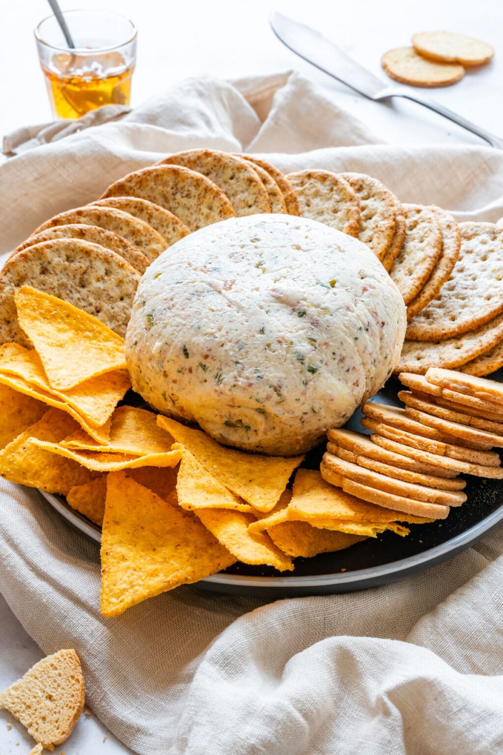 Bacon and Olive Cheese Ball (Make-Ahead Appetizer) - Appetizer Addiction